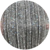 China Natural Crystal Gemstone Faceted Round Beads 2-4mm Loose Strands for Jewelry Making Bracelets for sale
