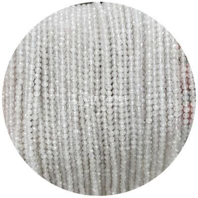 China Natural Crystal Faceted Round Howlite Loose Bead Strands 4mm for Bracelet Jewelry Making for sale