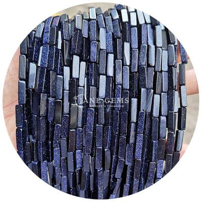 China Wholesale Natural Crystal Gemstone Rectangular Cuboid Beads 4mm to 12mm Loose Stone for Jewelry Making for sale