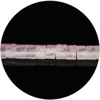 China Wholesale Natural Crystal Gemstone Faceted Rectangular Beads 4mm to 12mm Loose Stone Beads for Jewelry Making for sale