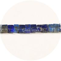 China Wholesale Natural Crystal Gemstone Faceted Rectangular Beads 4mm to 12mm Loose Stone Beads for Jewelry Making for sale