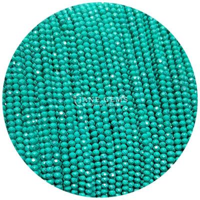 China Natural Crystal Gemstone Faceted Round Beads 2-4mm Loose Bead Strands for Jewelry Making for sale