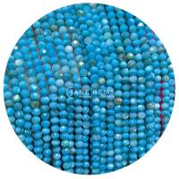 China Natural Crystal Gemstone Faceted Round Beads 2-4mm Loose Bead Strands for Jewelry Making for sale
