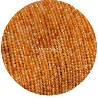 China Natural Crystal Gemstone Faceted Round Beads 2-4mm Loose Bead Strands for Jewelry Making for sale