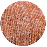 China Natural Crystal Gemstone Faceted Round Beads 2-4mm Loose Strands for Jewelry Making Bracelets for sale