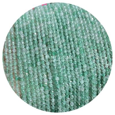 China Natural Crystal Gemstone Faceted Round Beads 2-4mm Loose Strands for Jewelry Making Bracelets for sale