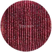 China Natural Chalcedony Gemstone Beads 4mm Faceted Abacus Shape Loose Strands for Jewelry Making for sale