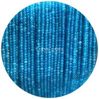 China Natural Chalcedony Gemstone Beads 4mm Faceted Abacus Shape Loose Strands for Jewelry Making for sale