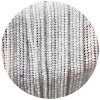 China Natural Crystal Gemstone Faceted Abacus Shape Loose Bead Strands 2-4mm for Bracelet Jewelry Making for sale