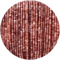 China Natural Crystal Gemstone Faceted Abacus Shape Loose Bead Strands 2-4mm for Bracelet Jewelry Making for sale