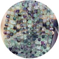 China Wholesale Natural Gemstone Loose Beads 4mm to 12mm Cube Fluorite Moonstone for DIY Jewelry Making for sale