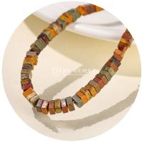 China Wholesale Natural Jade Loose Beads Square Slice Shape 4mm to 12mm Spacers for DIY Jewelry for sale