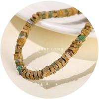 China Wholesale Natural Jade Loose Beads Square Slice Shape 4mm to 12mm Spacers for DIY Jewelry for sale