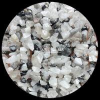 China Natural Black Rutilated Quartz Irregular Chip Beads 5-8mm Loose Strands for Jewelry Making for sale
