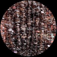 China Natural Black Rutilated Quartz Irregular Chip Beads 5-8mm Loose Strands for Jewelry Making for sale