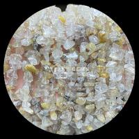 China Natural Black Rutilated Quartz Irregular Chip Beads 5-8mm Loose Strands for Jewelry Making for sale