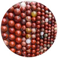 China Wholesale Natural Stone Jasper Round Loose Beads 8mm for Jewelry Making DIY Spacers for sale