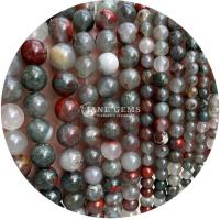 China Wholesale Natural Stone Round Loose Beads 8mm Pink Zebra Jasper Tourmaline Spacers for Jewelry Making for sale