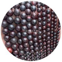 China Wholesale Natural Stone Round Loose Beads 8mm Pink Zebra Jasper Tourmaline Spacers for Jewelry Making for sale
