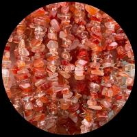 China Natural Red Agate Gemstone Beads Irregular Shape Chip Gravel Stone Loose Bead Strands 3-5mm 5-8mm 8-12mm for sale