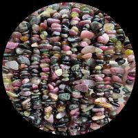 China Natural Tourmaline Garnet Gemstone Irregular Chip Bead Strands 5-8mm for Jewelry Making for sale