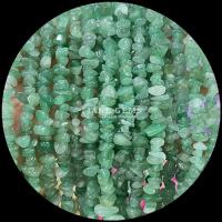 China Natural Green Aventurine Irregular Chip Beads 3-5mm 5-8mm 8-12mm Loose Strands for Bracelet Making for sale