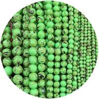 China Wholesale Shell Turquoise Loose Beads 8mm Multicolor Round Stone Beads for Jewelry Making for sale