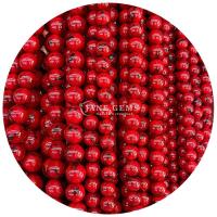 China Wholesale Shell Turquoise Loose Beads 8mm Multicolor Round Stone Beads for Jewelry Making for sale