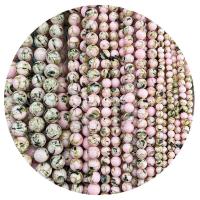 China Wholesale Shell Turquoise Loose Beads 8mm Multicolor Round Stone Beads for Jewelry Making for sale