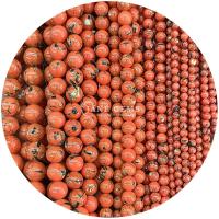 China Wholesale Shell Turquoise Loose Beads 8mm Multicolor Round Stone Beads for Jewelry Making for sale