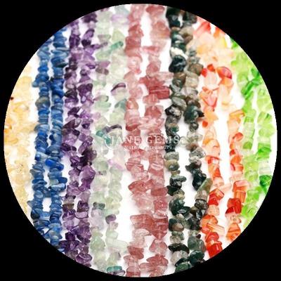 China Natural Pink Tourmaline Irregular Chip Beads 3-5mm Loose Strands for Jewelry Making for sale