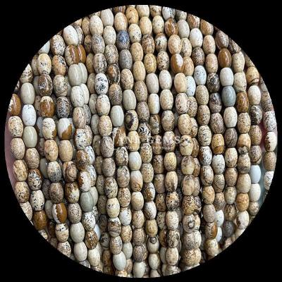 China Natural Crystal Rice Shape Gemstone Loose Bead Strands 4x6mm for Jewelry Making Bracelets for sale