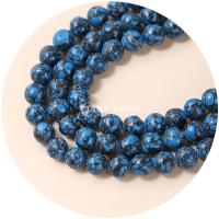 China Wholesale Howlite Round Stone Loose Beads 4mm to 12mm Turquoise Color Spacers for Jewelry Making for sale