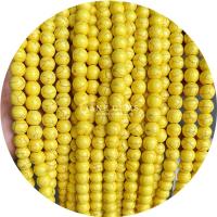 China Wholesale Howlite Round Stone Loose Beads 4mm to 12mm Turquoise Color Spacers for Jewelry Making for sale