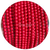 China Wholesale Howlite Round Stone Loose Beads 4mm to 12mm Turquoise Color Spacers for Jewelry Making for sale