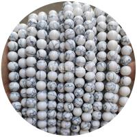 China Wholesale Howlite Round Stone Loose Beads 4mm to 12mm Turquoise Color Spacers for Jewelry Making for sale