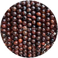 China Wholesale 8mm Tiger Eye Round Beads for Jewelry Making Natural Stone 30cm Strand for sale