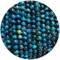 China Wholesale 8mm Tiger Eye Round Beads for Jewelry Making Natural Stone 30cm Strand for sale