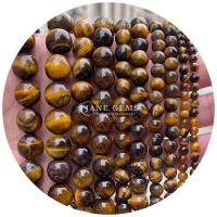 China Wholesale 8mm Tiger Eye Round Beads for Jewelry Making Natural Stone 30cm Strand for sale