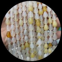 China Natural Crystal Water Drop Shape Loose Bead Strands 6x9mm Green Aventurine Lapis Lazuli for Jewelry Making for sale