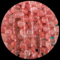 China Natural Malachite Clear Quartz Gemstone Beads 10x12mm Water Drop Shape Loose Bead Strands for Jewelry Making for sale