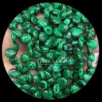 China Natural Malachite Clear Quartz Gemstone Beads 10x12mm Water Drop Shape Loose Bead Strands for Jewelry Making for sale