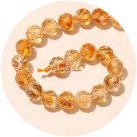China Wholesale Natural Rose Quartz Loose Beads 4mm to 12mm Faceted Crystal Gemstone for Jewelry Crafting for sale