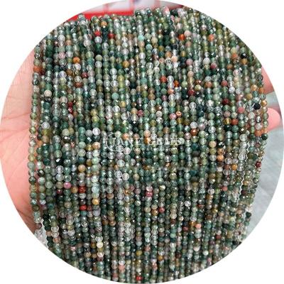 China Wholesale Semi-Precious Gemstone Faceted Beads 4mm to 12mm Loose Stone Beads for Jewelry Making for sale