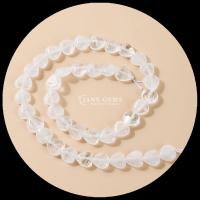 China Natural White Jade Gold Sandstone Heart Shape Gemstone Beads 10x4mm Loose Strands for Bracelet Making for sale