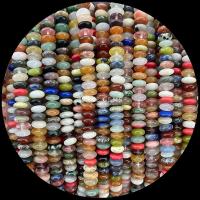 China Natural Crystal UFO Shape Gemstone Beads 6x3mm Loose Strands for Bracelets Jewelry Making for sale