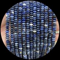 China Natural Sodalite UFO Shape Gemstone Beads 6x3mm Loose Strands for Bracelet Jewelry Making for sale