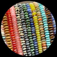 China Natural Lemon Jade Amazonite UFO Shape Gemstone Beads 6x3mm 10x6mm Loose Strands for Bracelet Making for sale