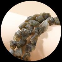 China Natural Crystal Raw Rough Stone Loose Bead Strands 10-13mm for Bracelets Jewelry Making for sale