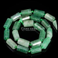 China Natural Strawberry Quartz Amazonite Raw Rough Faceted Gemstone Beads 8-12mm Loose Strands for Jewelry Making for sale
